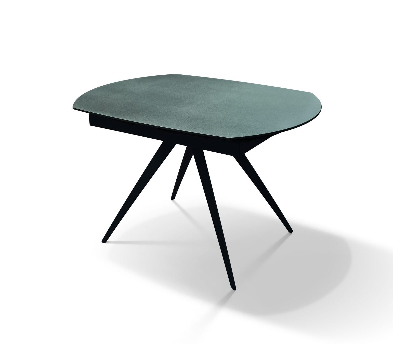 Tavolo LAVEZZI grigio grafite 120x90 - 180x90 cm - Konte Design