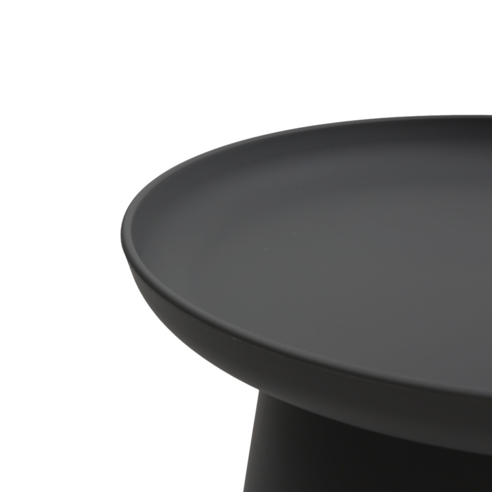 Tavolino IBIZA in polipropilene nero 50x46 cm - Konte Design